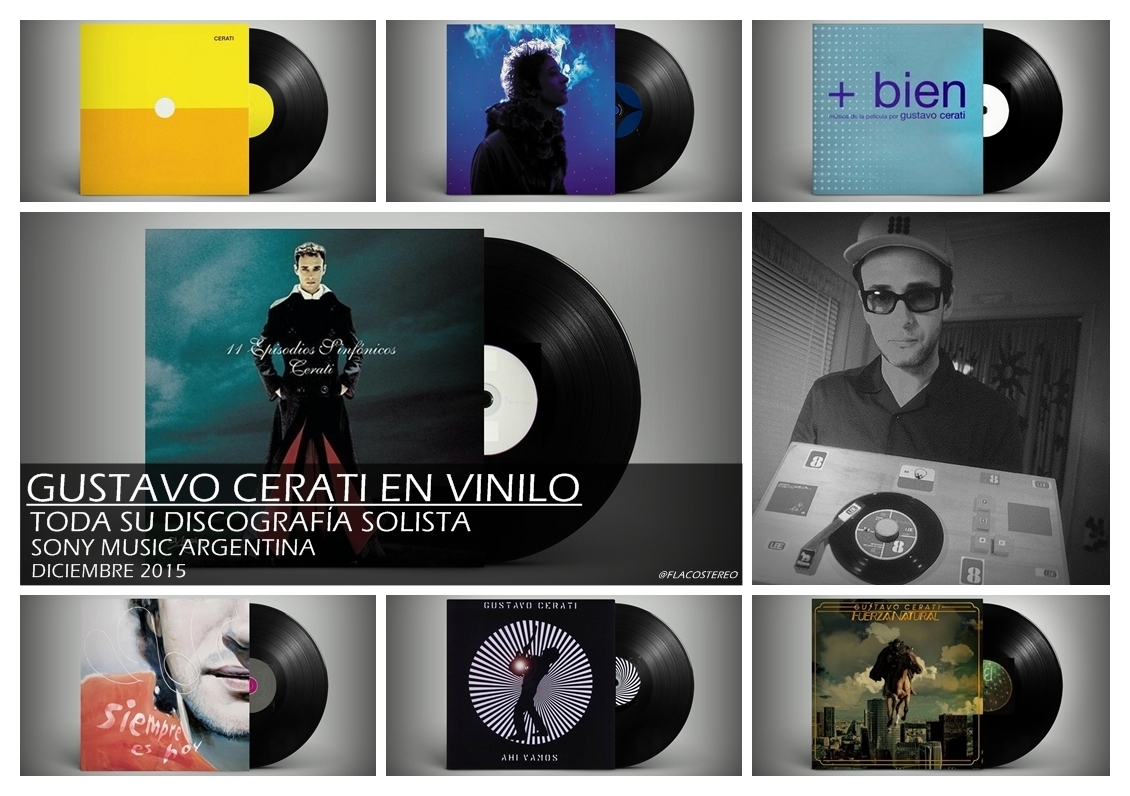 Reediciones en vinilo de discografía de Gustavo Cerati ya están ...