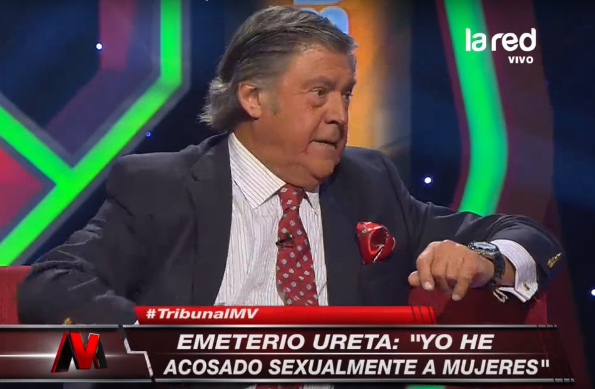 Emeterio Ureta se reconoce acosador sexual en TV y su caso llega al ...