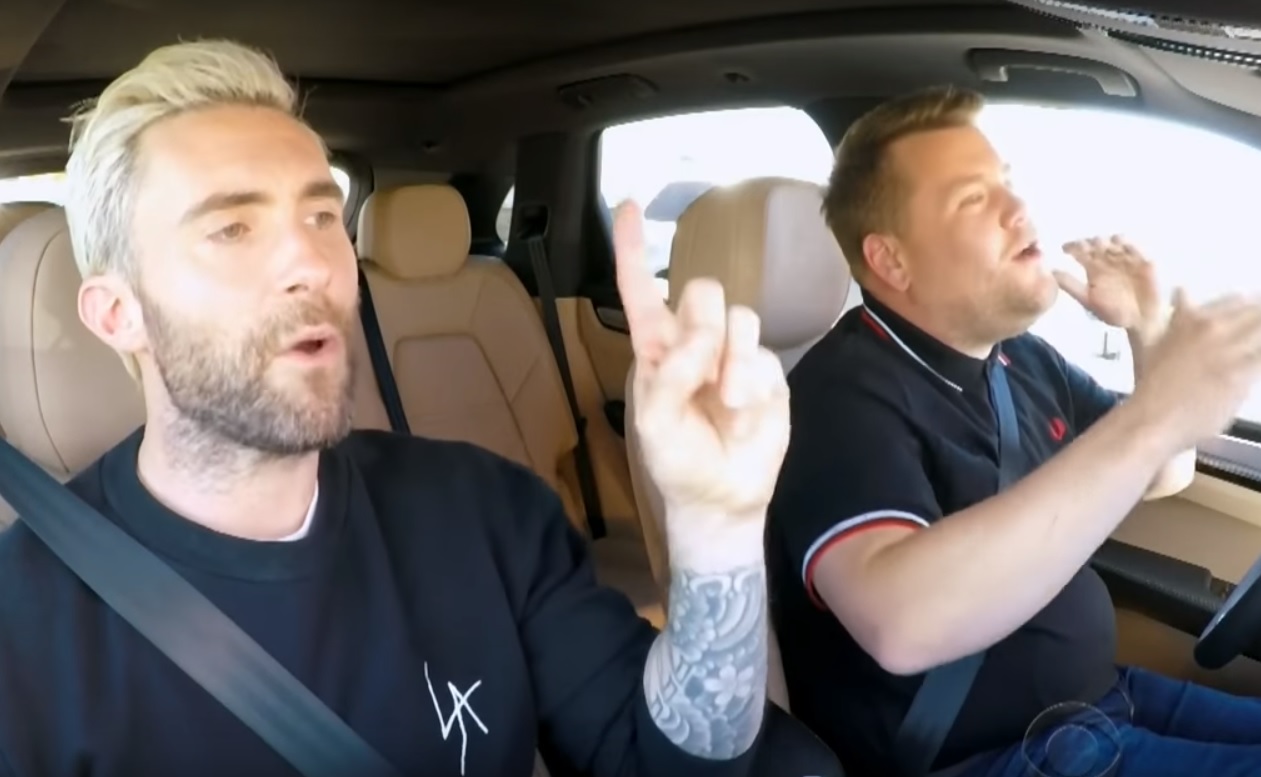 Carpool Karaoke: Adam Levine y James Corden, parados por la policía ...