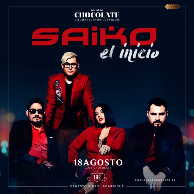 Saiko celebrará sus 20 años en Club Chocolate — Radio Concierto Chile
