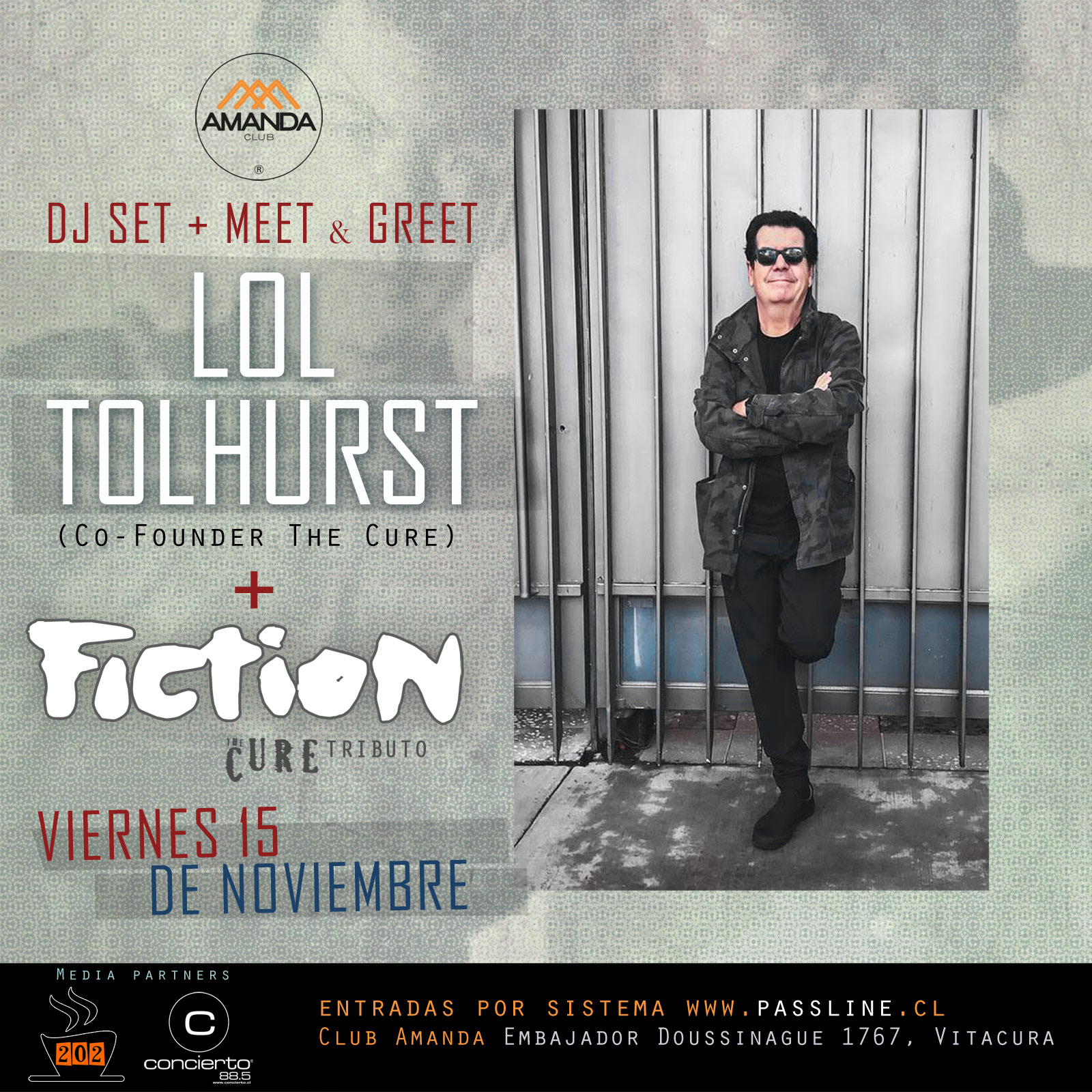 El co-fundador de The Cure Lol Tolhurst llega a Chile en noviembre ...
