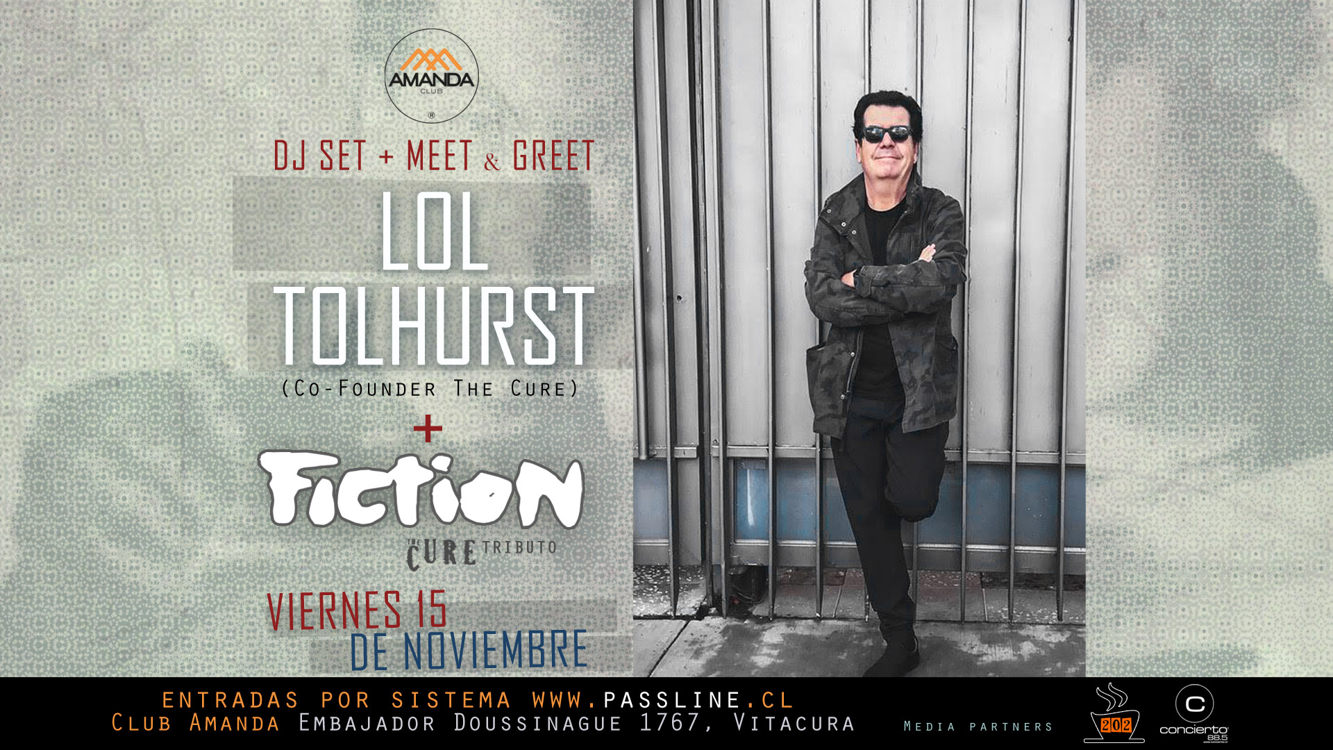 El co-fundador de The Cure Lol Tolhurst llega a Chile en noviembre ...