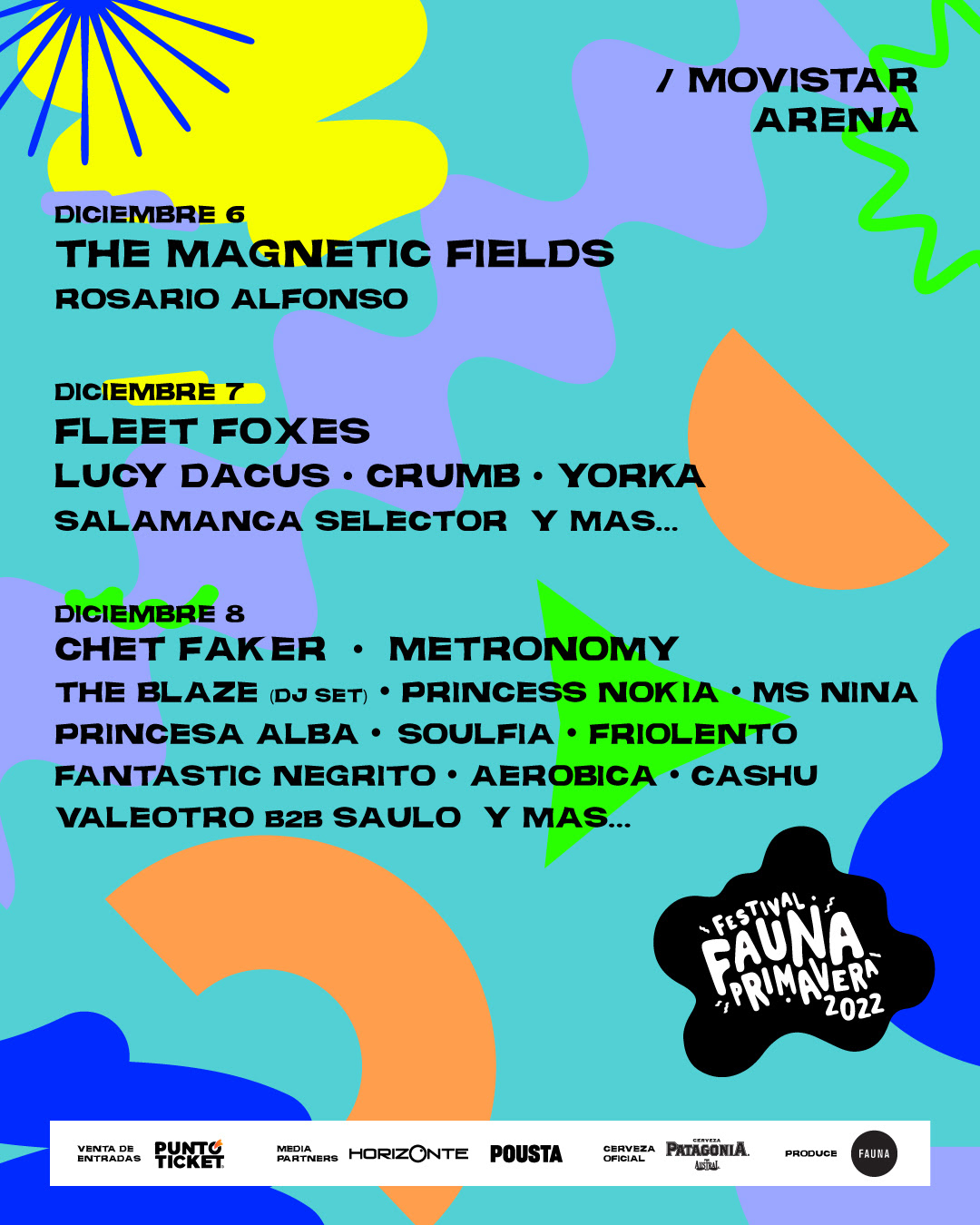 Anuncian lineup de Fauna Primavera 2022 — Radio Concierto Chile
