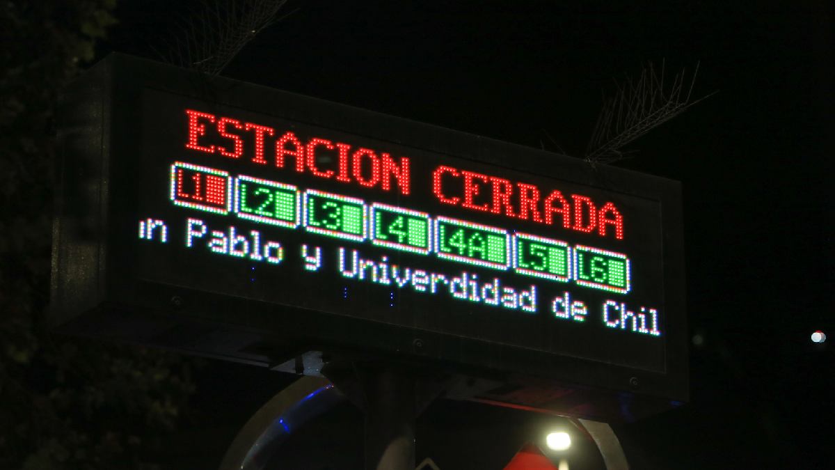 Metro de Santiago: Línea 1 presenta cortes por persona en vía — Radio ...