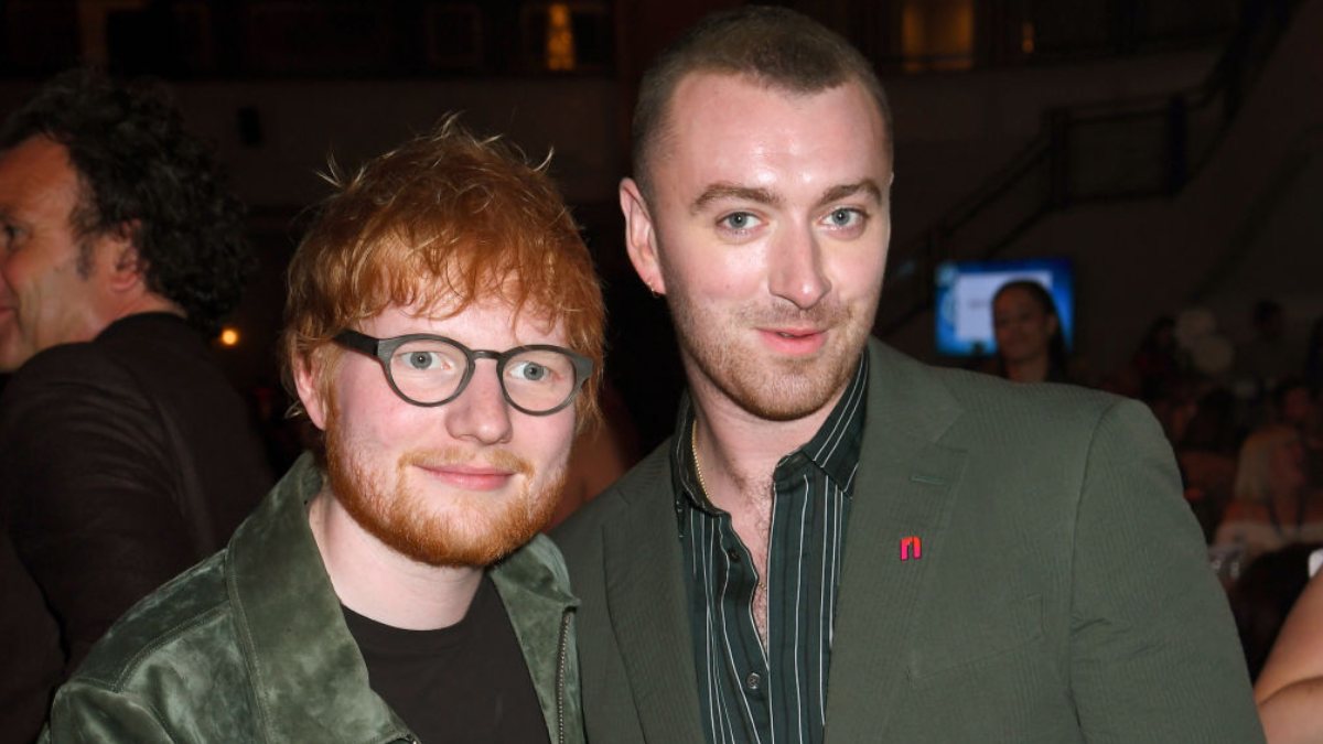 Ed Sheeran le dio un curioso regalo a Sam Smith: Mide casi dos metros ...