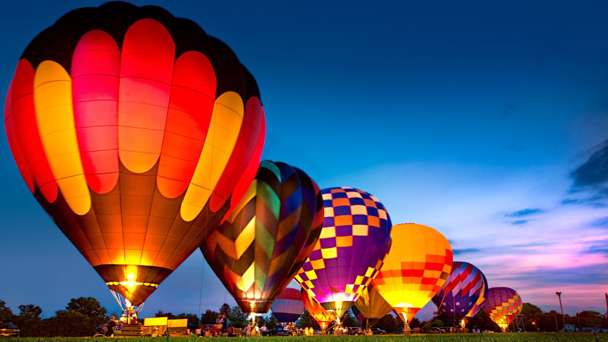 De Globos Aerostaticos Es Increible 🤩 #balloonfiesta #albuquerque