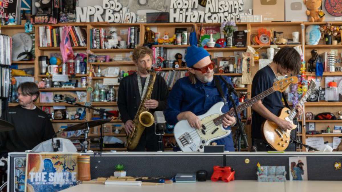 The Smile lanzó presentación en el Tiny Desk Concert — Radio Concierto ...
