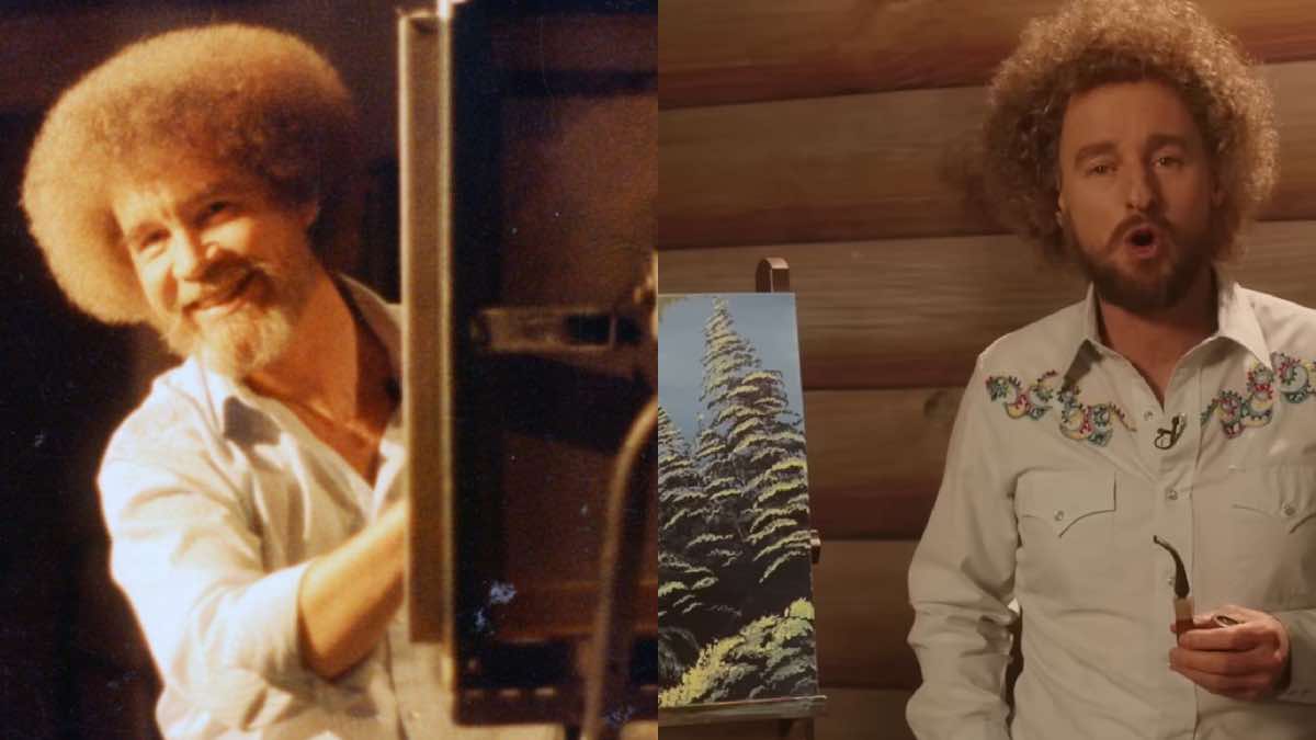 "Paint": Estrenan primer adelanto de película inspirada en Bob Ross ...