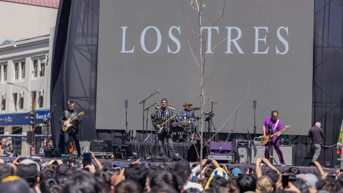 Así fue el regreso de Los Tres con su concierto gratuito en Concepción ...