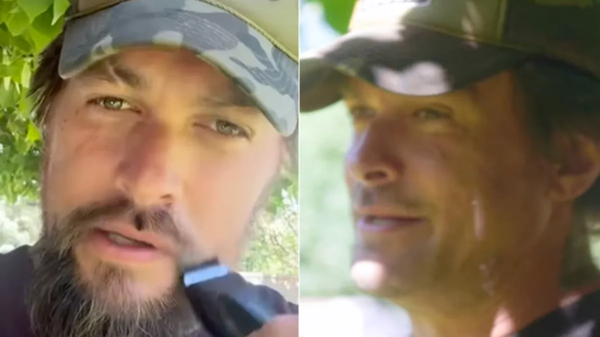 Irreconocible: Jason Momoa se despide de su icónica barba para asumir ...