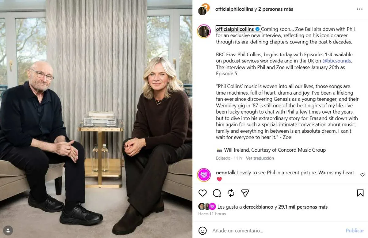 Phil Collins rompe el silencio: una entrevista inédita revela sus ...